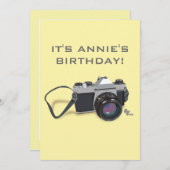 Camera Birthday Invitation | Zazzle
