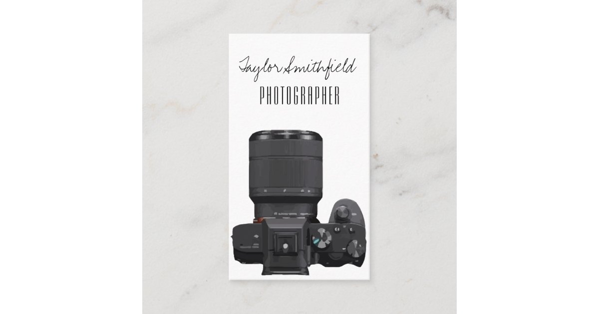 Camera Business Card | Zazzle