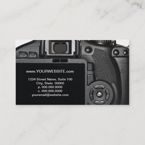 Camera Business Cards | Zazzle