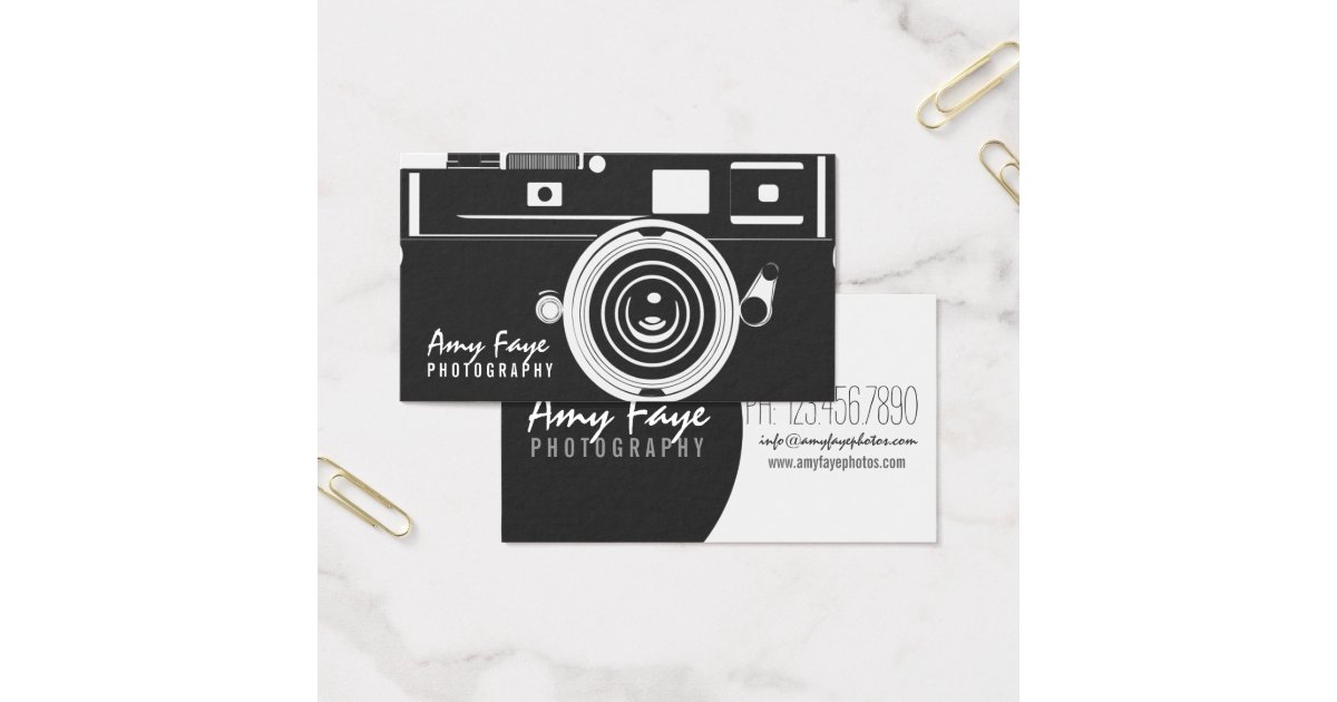 Camera Business Cards | Photography | Zazzle.com