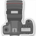 Camera DSLR Photography Sticker | Zazzle