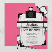 Camera Film and Photo Birthday Party Invite | Zazzle