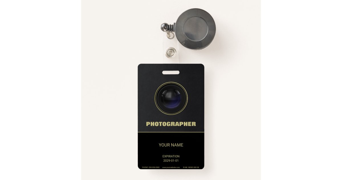 Camera Lens Badge | Zazzle