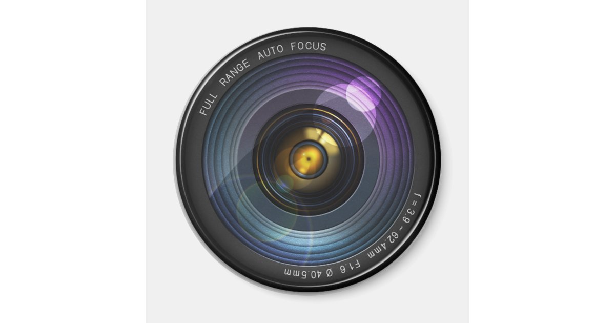 Camera Lens Magnet | Zazzle
