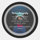 Camera Lens Classic Round Sticker | Zazzle.com