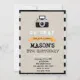 Camera party birthday invitation | Zazzle