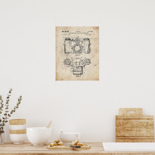 Camera Patent Poster | Zazzle