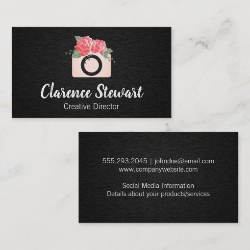 Camera | Photography Business Card | Zazzle