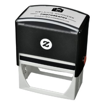 Camera Photography - Photographer Contact Info Self-inking Stamp | Zazzle