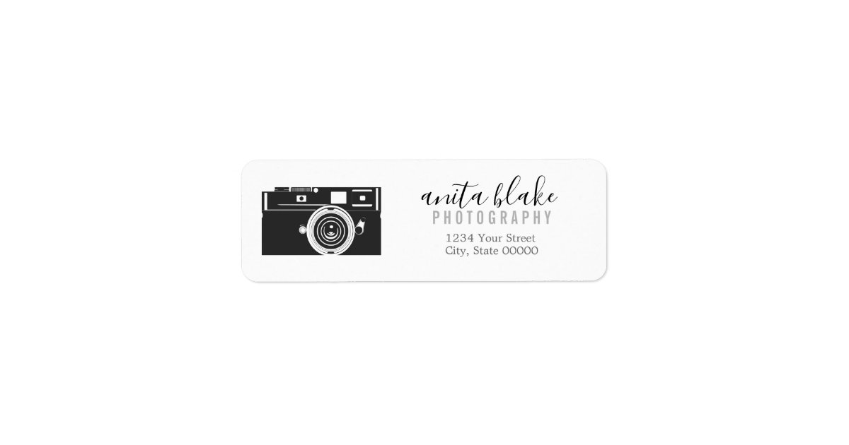 Camera Return Address Labels | Zazzle