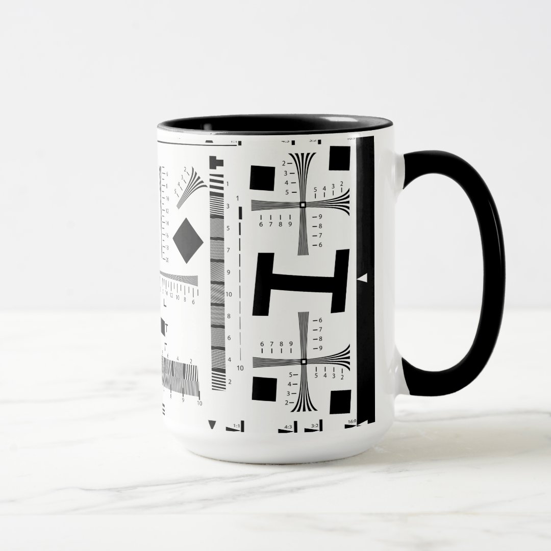 Camera Test Chart Mug | Zazzle