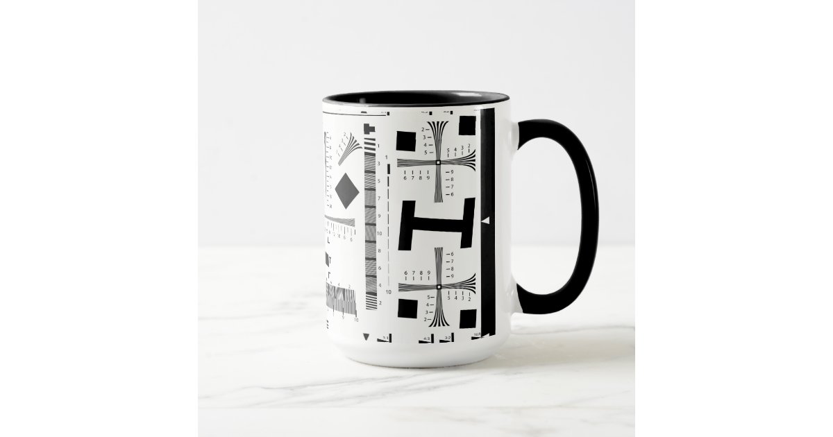 Camera Test Chart Mug | Zazzle