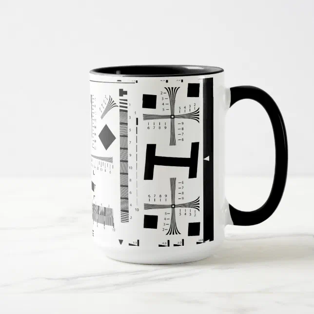 Camera Test Chart Mug | Zazzle