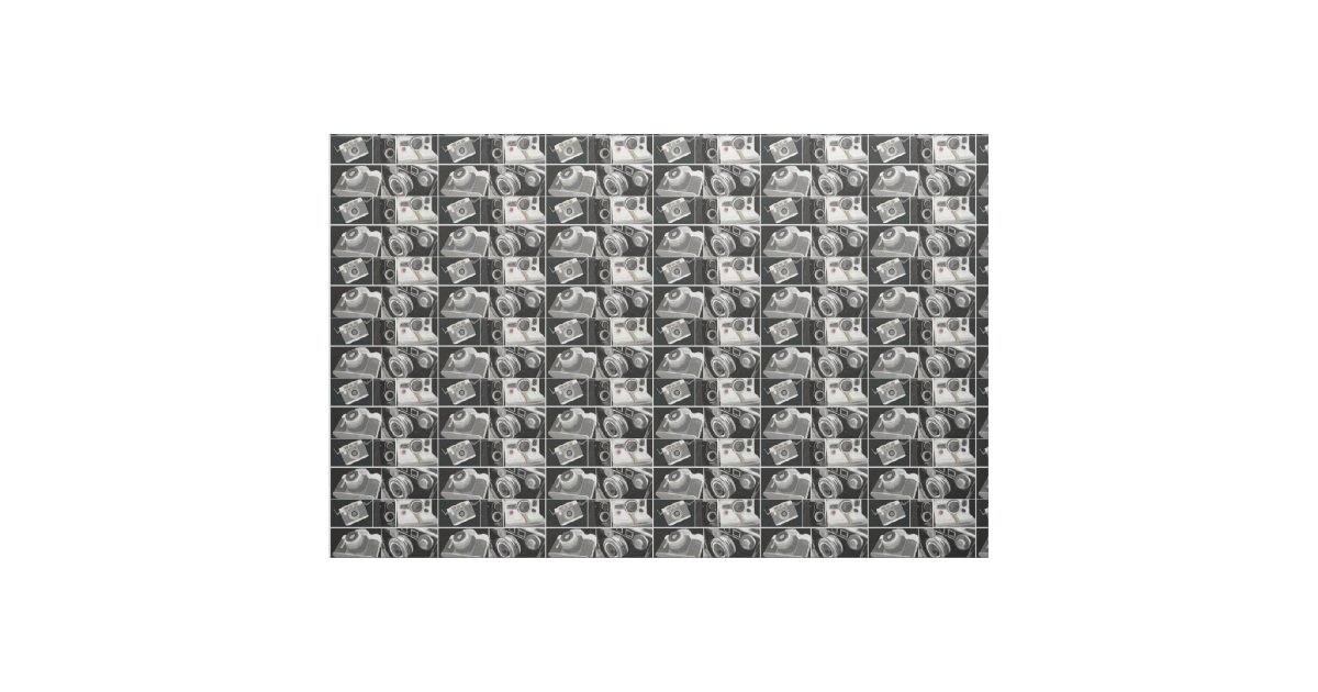 Cameras Cameras Cameras Fabric | Zazzle