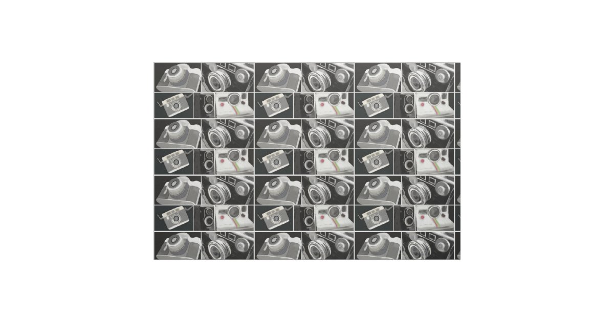 Cameras Cameras Cameras Fabric | Zazzle