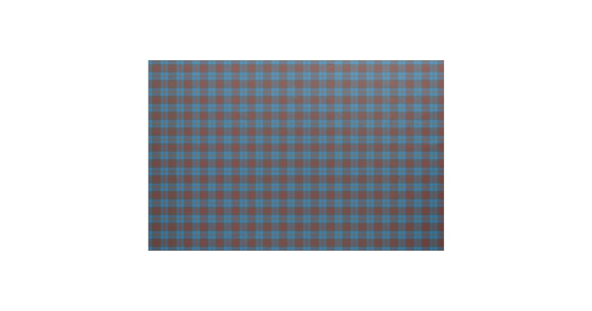 Cameron Hunting Tartan Fabric | Zazzle