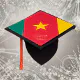 Cameroon & Cameroon Flag - Students / University Graduation Cap Topper ...