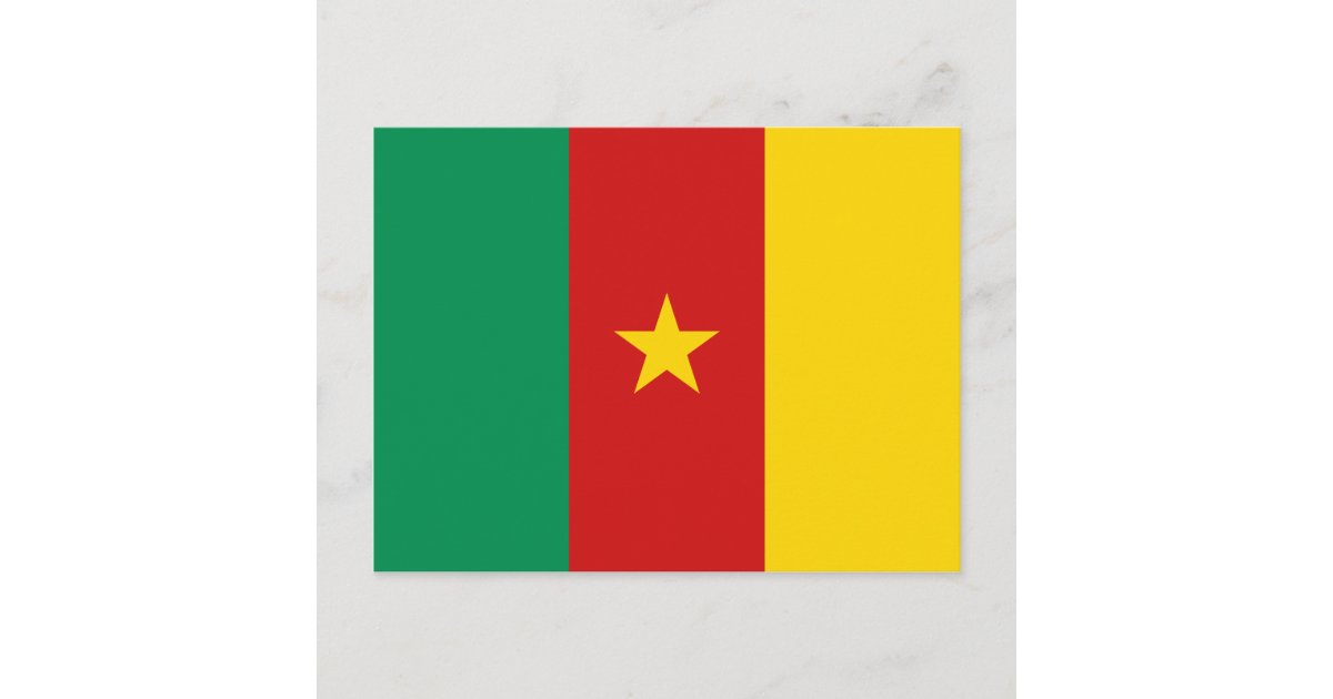Cameroon Flag Postcard | Zazzle