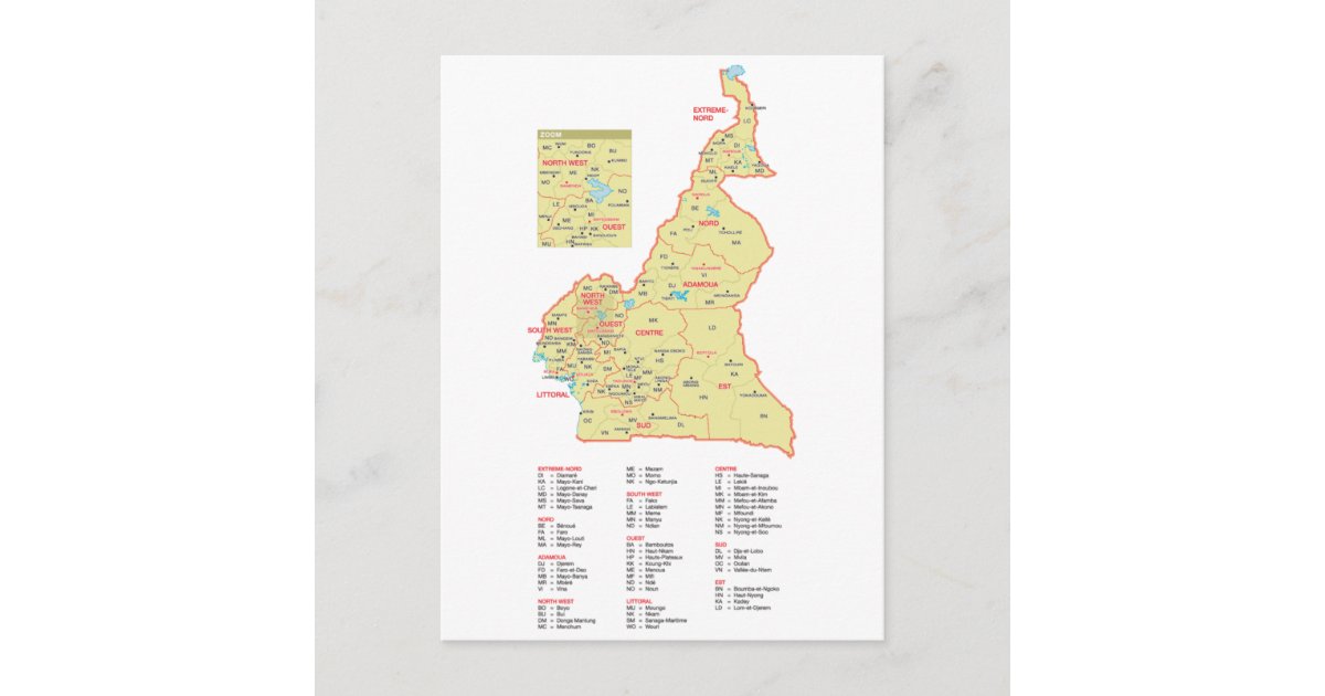 Cameroon Postcard | Zazzle