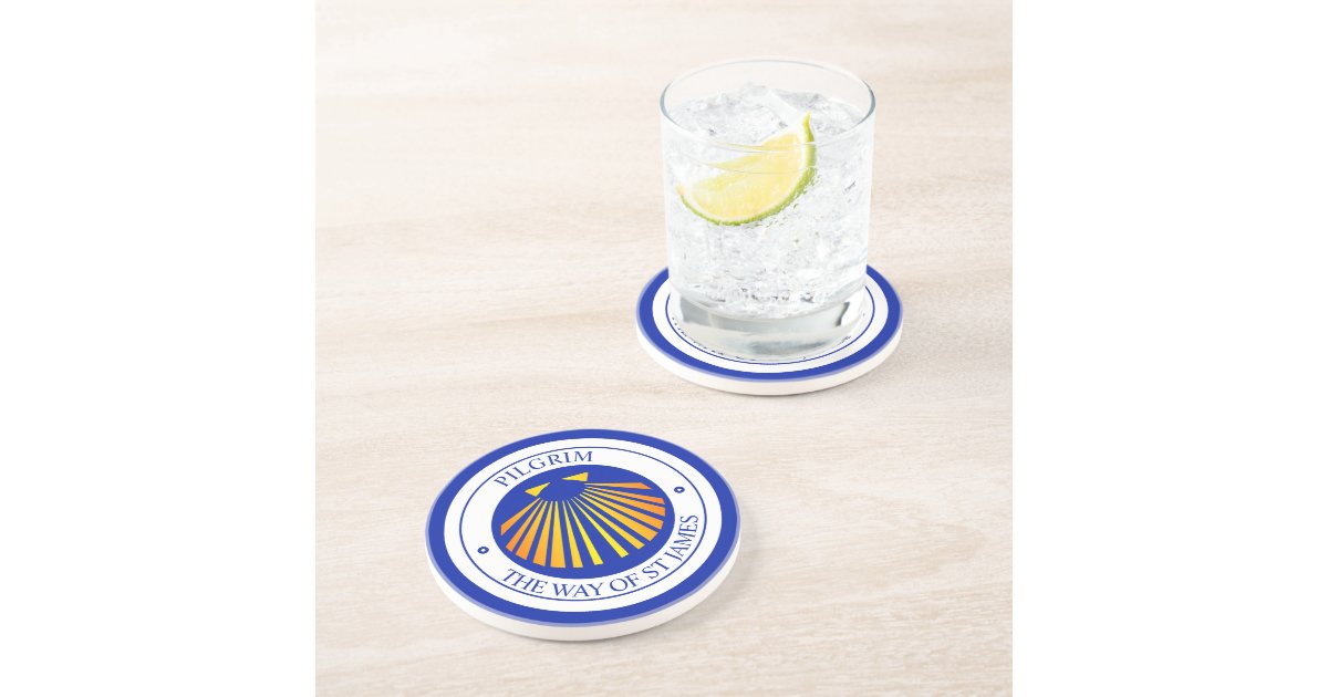 Camino Santiago de Compostela pilgrims Coaster | Zazzle