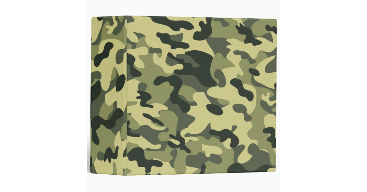 Camo 3 Ring Binder | Zazzle