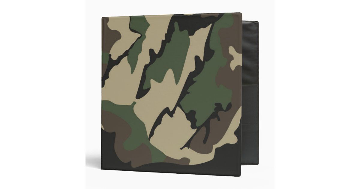 Camo, 3 Ring Binder | Zazzle
