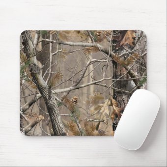 Camo Camouflage Hunting Real Tree Hunter Mouse Pad | Zazzle
