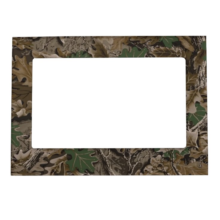 camo magnetic photo frame | Zazzle