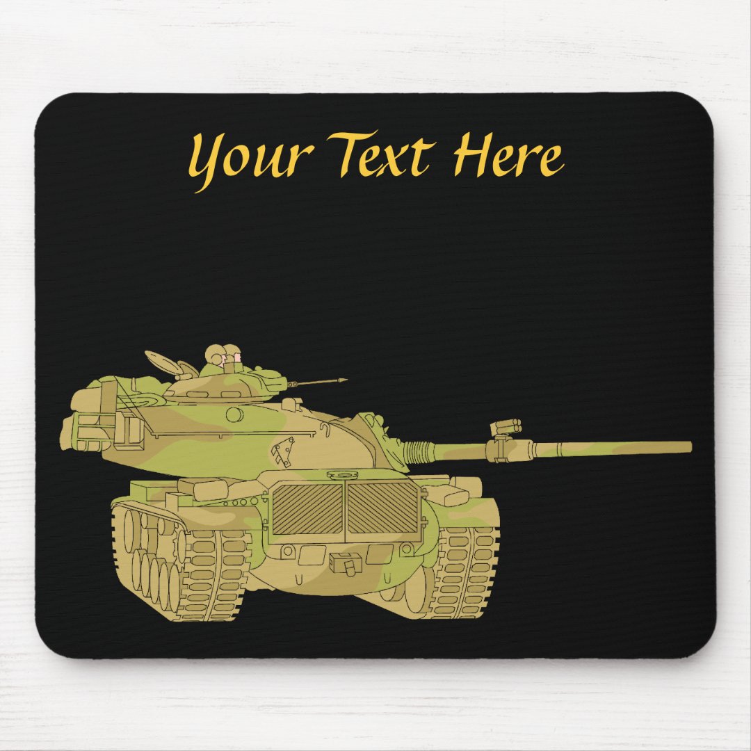 Camo Military Tank Design Mouse Pad | Zazzle