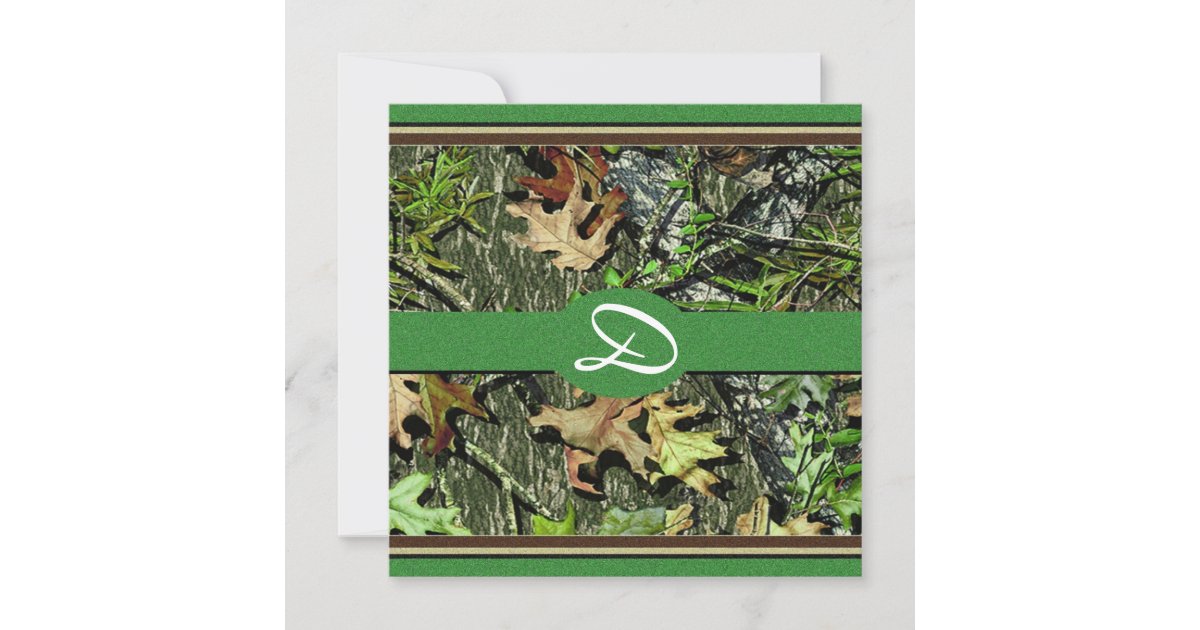 Camo Wedding Invitations | Zazzle