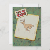 Camoflage Deer Hunting Birthday Party Invitation | Zazzle