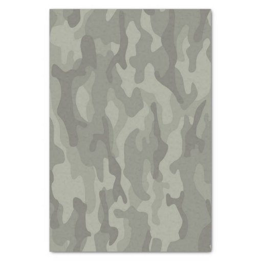 Camouflage Army Print Tissue Paper | Zazzle