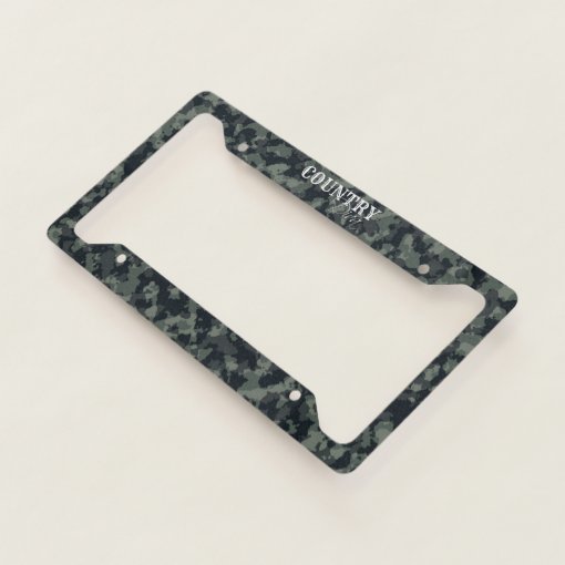 Camouflage Country Diva License Plate Frame | Zazzle