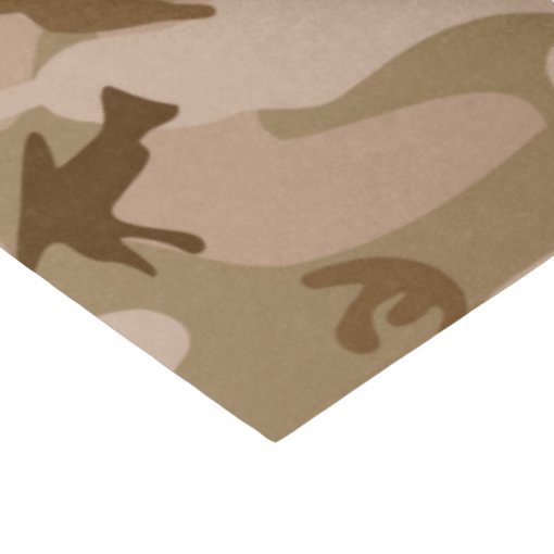 Camouflage Desert Sand Tissue Paper | Zazzle