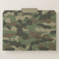 Camouflage Green Camo Army Pattern File Folder | Zazzle