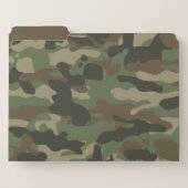 Camouflage Green Camo Army Pattern File Folder | Zazzle