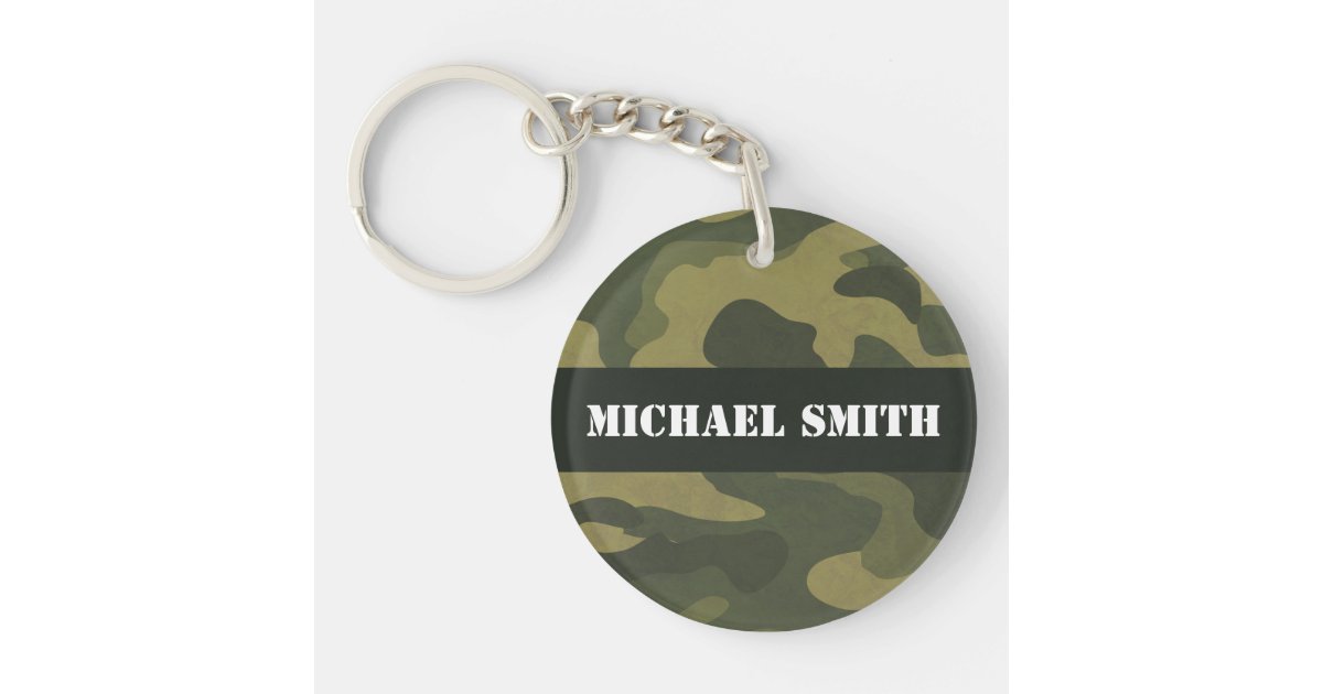 Camouflage Keychain | Zazzle