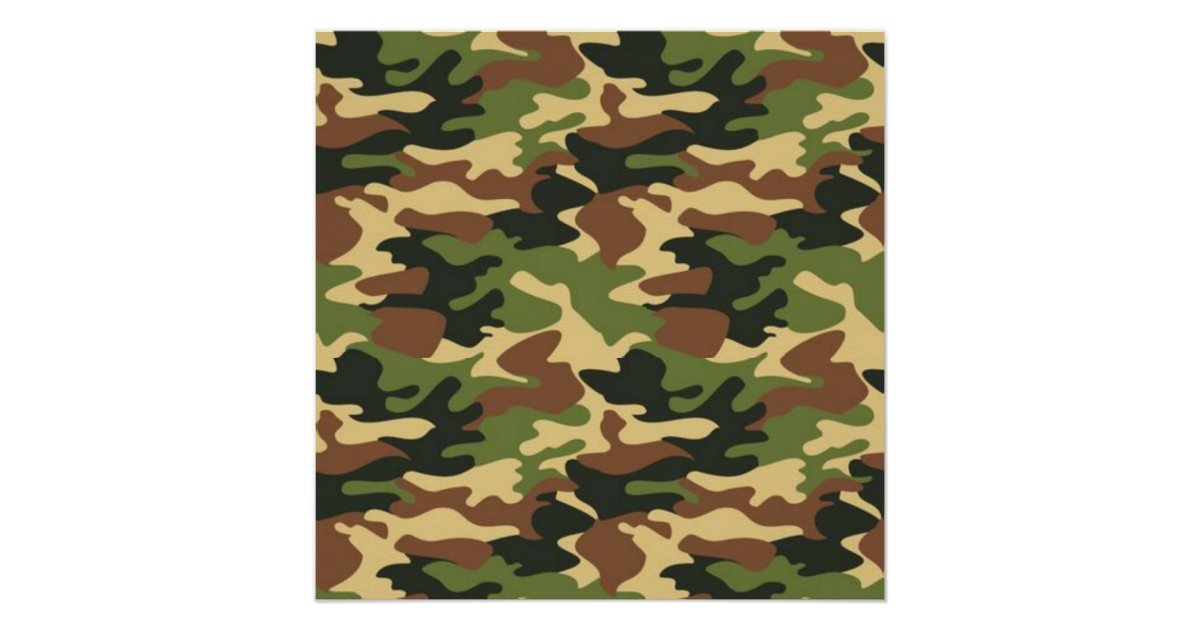 camouflage poster | Zazzle