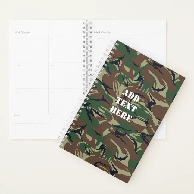 Camouflage Tiger Stripe Forest Military Pattern Planner | Zazzle