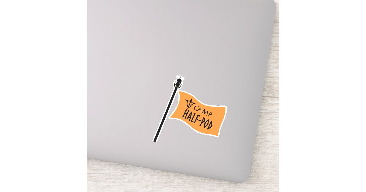 Camp Half-Pod Sticker | Zazzle