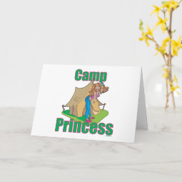 CAMP-Princess Card | Zazzle