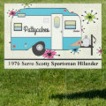 CAMP SITE SIGN | Scotty Camper | Personalize It! | Zazzle