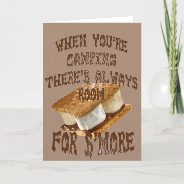 Camp Smores Card | Zazzle