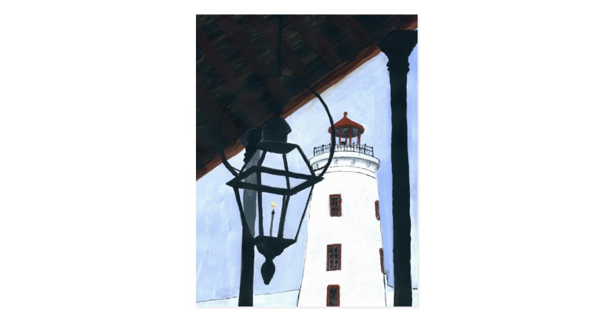 Camp Street Lighthouse Postcard | Zazzle.com