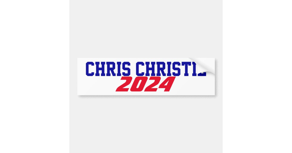 Campaign 2024 Chris Christie candidate President Bumper Sticker | Zazzle