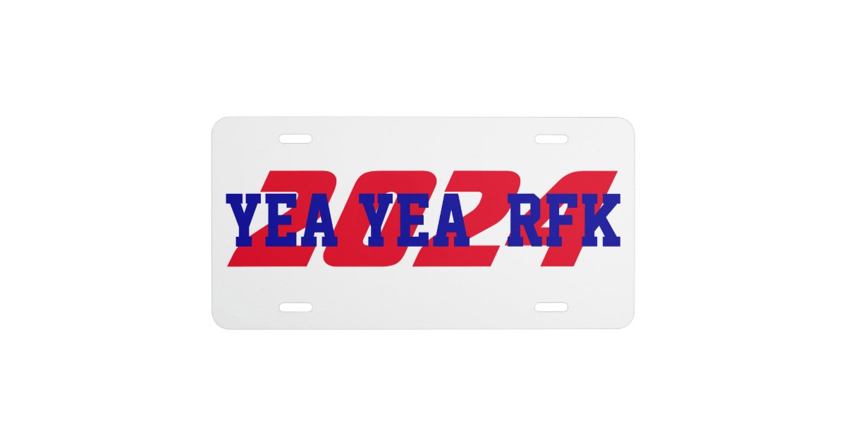 Campaign 2024 Robert Kennedy RFK Jr President VOTE License Plate | Zazzle