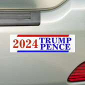 Campaign 2024 TRUMP PENCE President election Bumper Sticker | Zazzle