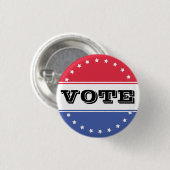 Campaign Election Vote Template Button | Zazzle