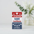 Campaign Political Template Business Card | Zazzle