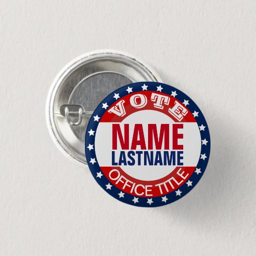 Campaign Template Custom Button | Zazzle